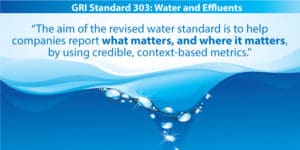 Updated GRI Standard on water and effluents: Companies should report ...