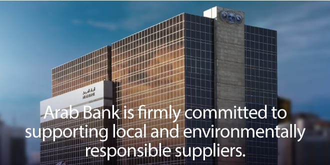Case study: How Arab Bank promotes sustainable procurement ...