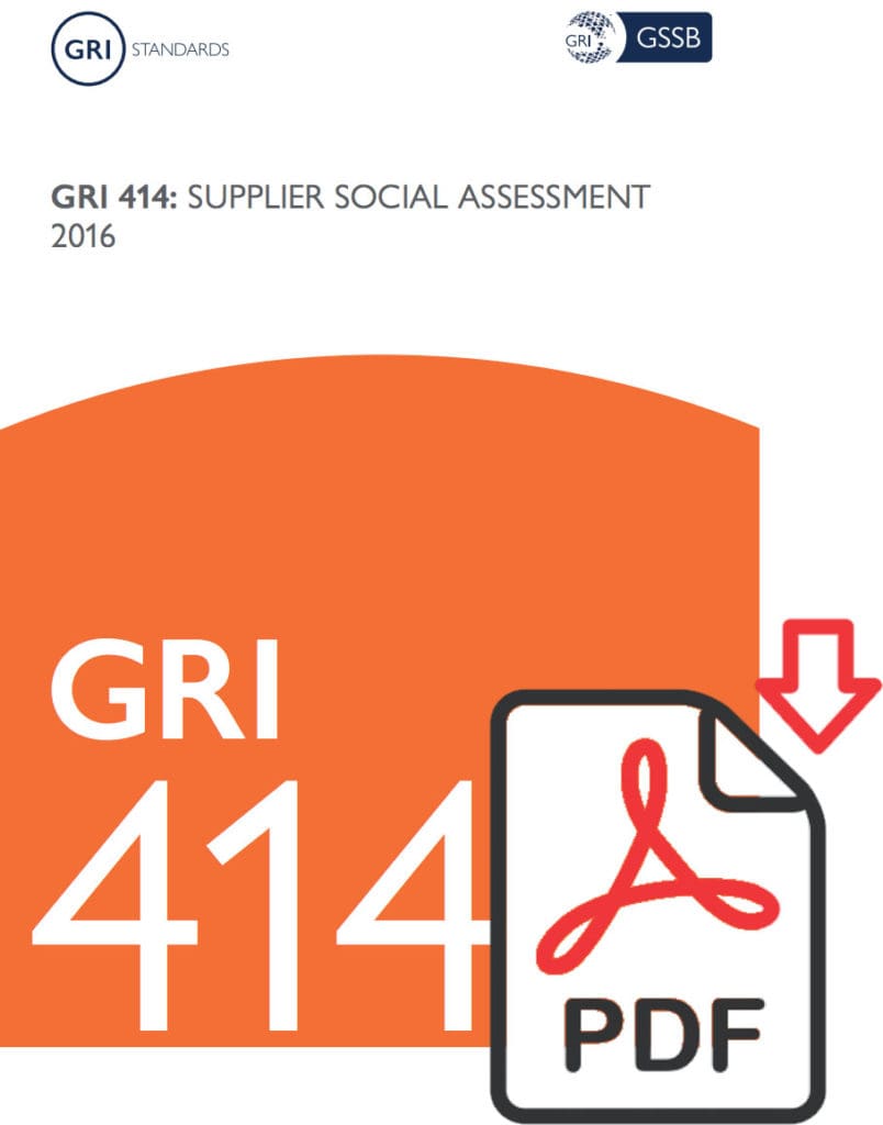 GRI 414: Supplier Social Assessment - SustainCase - Sustainability Magazine
