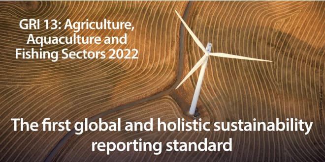 New GRI Standard advances sustainable production on land and sea ...
