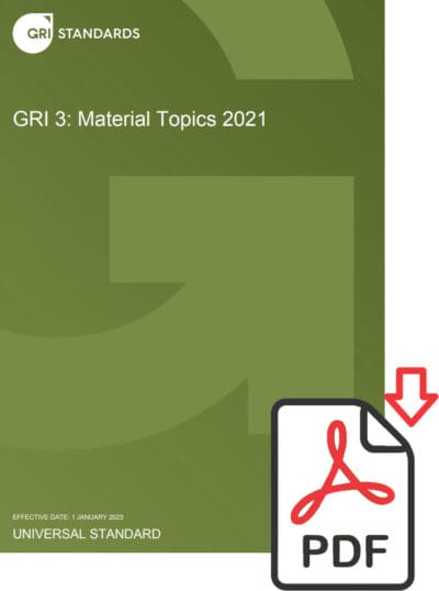 Determining material topics: 4-step process (GRI-3 material topics ...